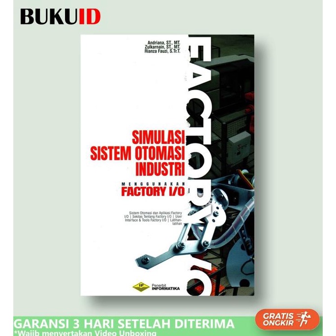 Jual Buku Simulasi Sistem Otomasi Industri Menggunakan Factory I/O Kode ...