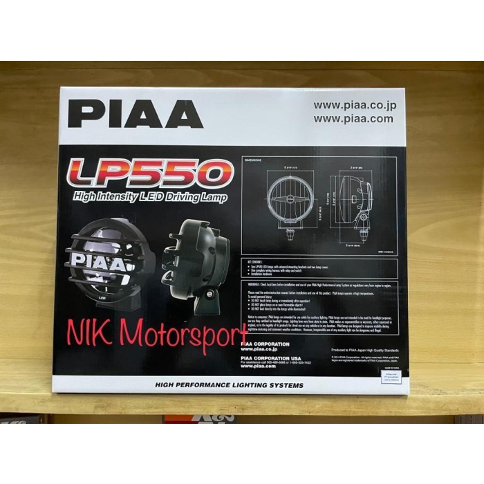 Jual [Original] Piaa Lp-550/Dk-555Bxg 5 Led 6000K 12V / 14W - Driving Lamp White Terbaru ...