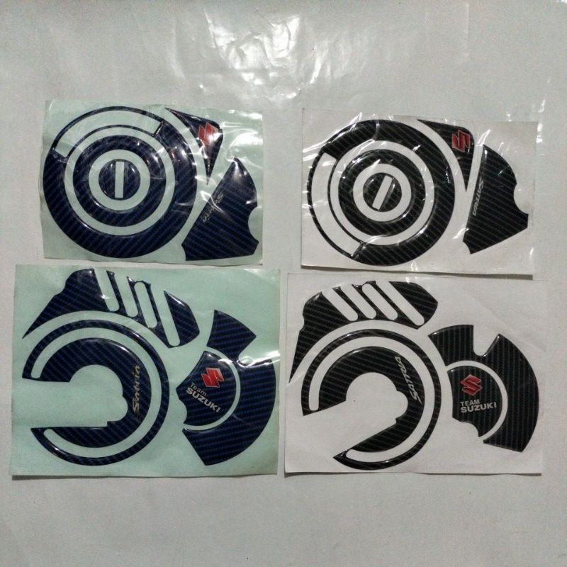 Jual Stiker Timbul Blok Mesin Satria Fu facelift / Barong ( Kiri Kanan ...