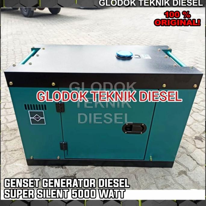 Jual Harga Promo DIESEL GENSET SILENT 5000 watt Generator Listrik ...
