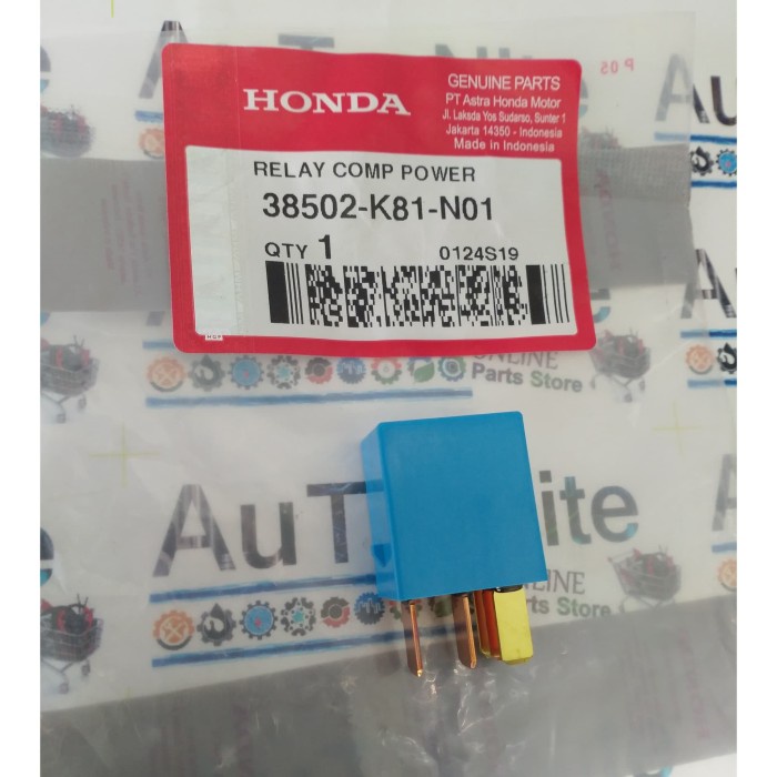 Jual Relay Assy Comp Power Micro 5 Pin Omron 38502-K81-N01 Original ...