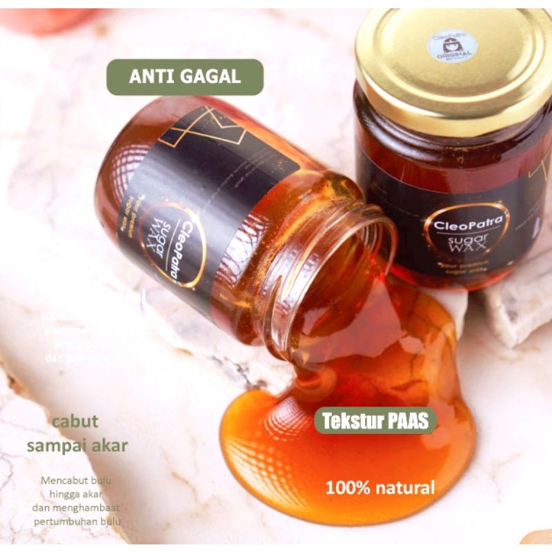Jual Sugar waxing Cleopatra 450gram CABUT bulu ketiak CABUT bulu kaki ...