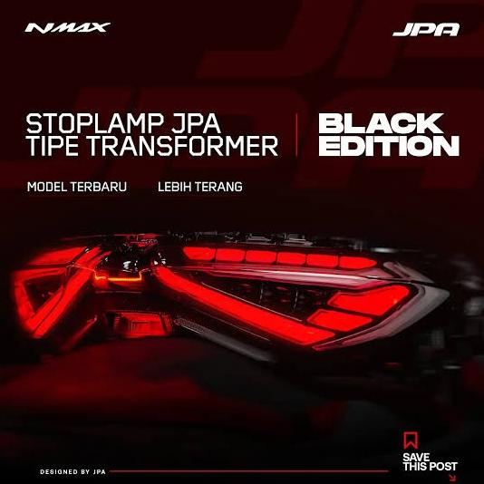 Jual STOPLAMP JPA TRANSFORMER BLACK EDITION YAMAHA NMAX 155 NEW 2020/ ...