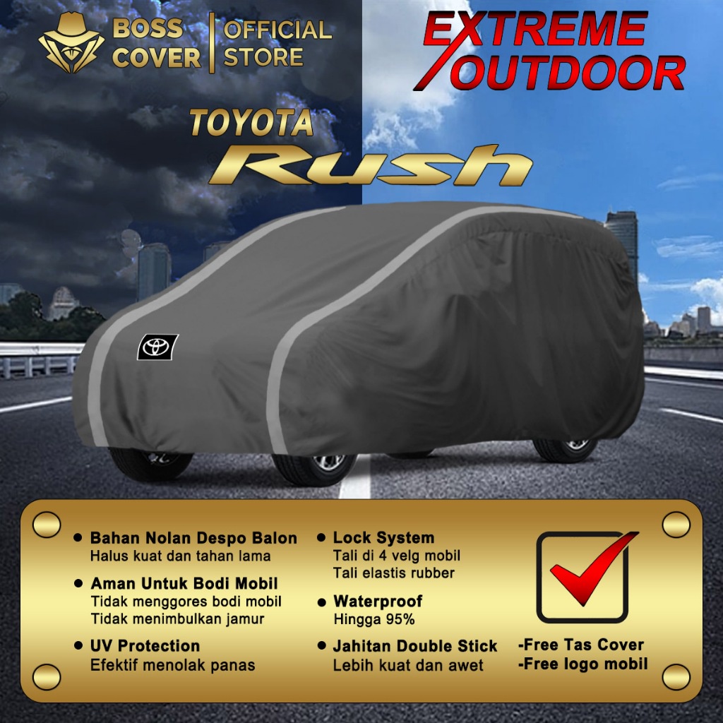 Jual Boss Cover Body Cover Mobil Rush Sarung Toyota Rush Lama Penutup Tutup Rush Trd Sportivo ...