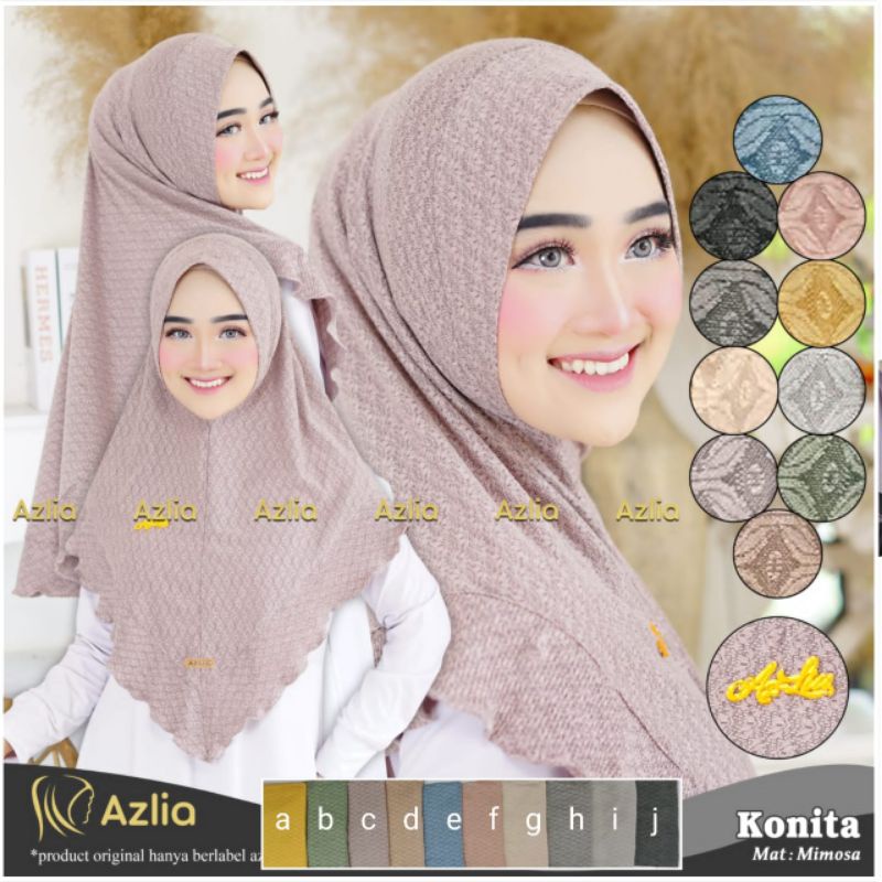 Jual Jilbab Konita Malay by Azlia | Shopee Indonesia