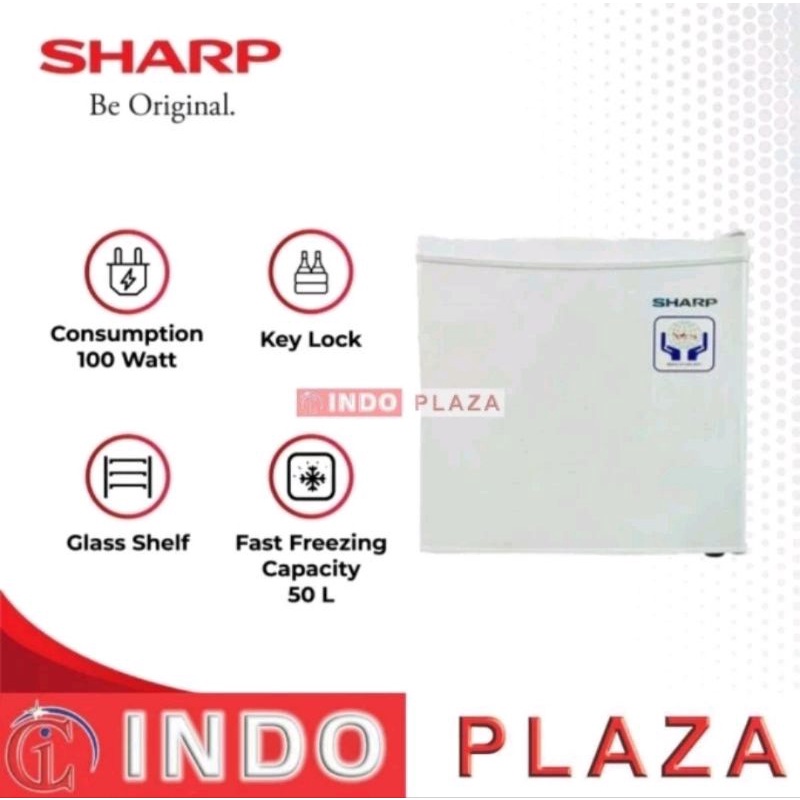 Jual KULKAS SHARP MINI PORTABLE SJ-50MB-XW (CARGO/PACK KAYU/ASURANSI ...