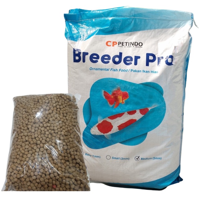 Jual Breeder Pro Fish Food 5 mm Repack 1 Kg | Shopee Indonesia