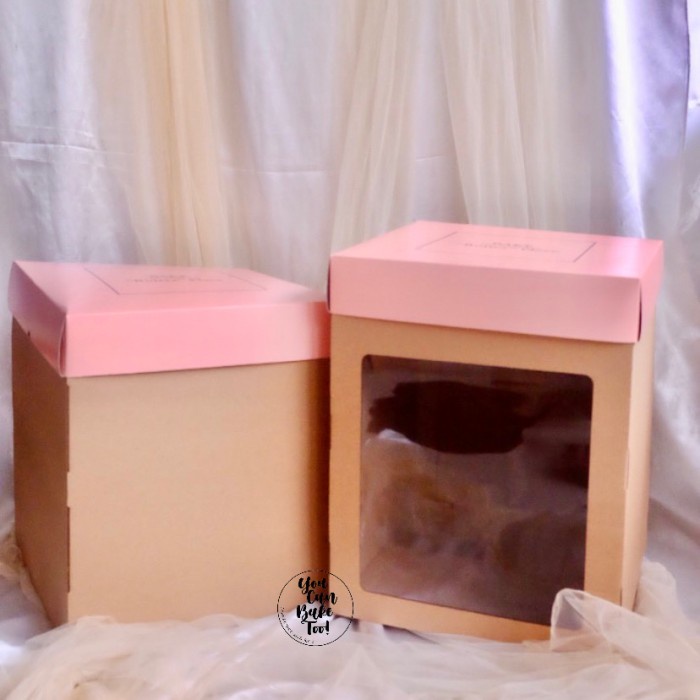 Jual Corrugated Cake Box (35x35x40cm) | Shopee Indonesia