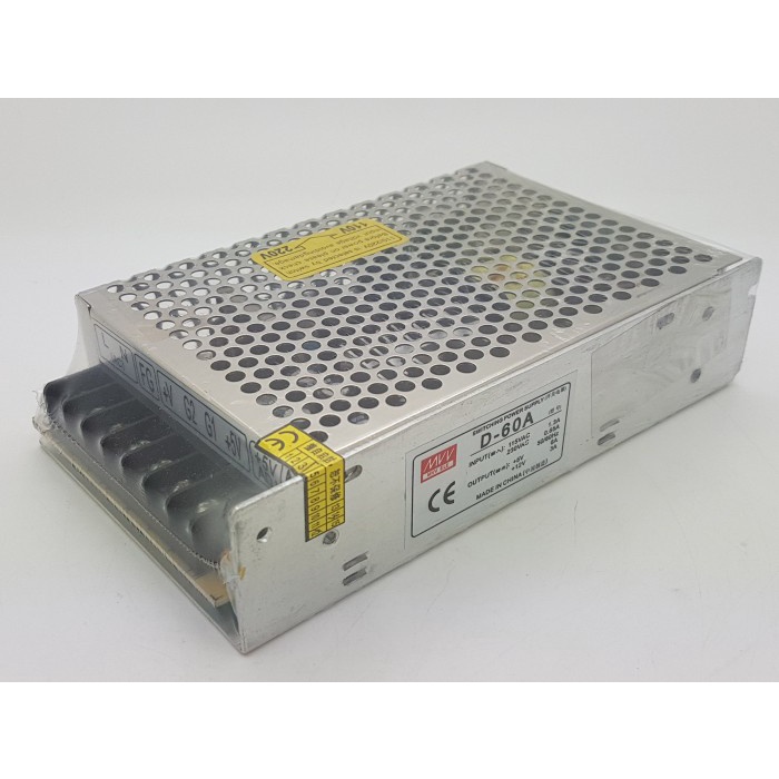 Jual Guid Adaptor Jaring D-60A Dual Output ( +5V Dc 6A & +12V Dc 3A ...