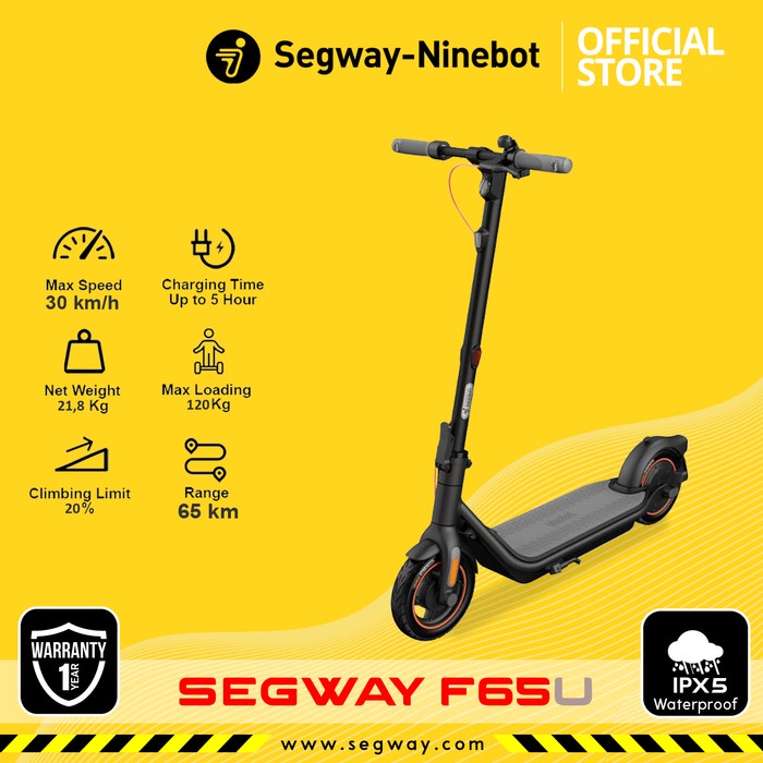 Jual Segway Ninebot Kickscooter F65U / Skuter Listrik Lipat F65 U ...