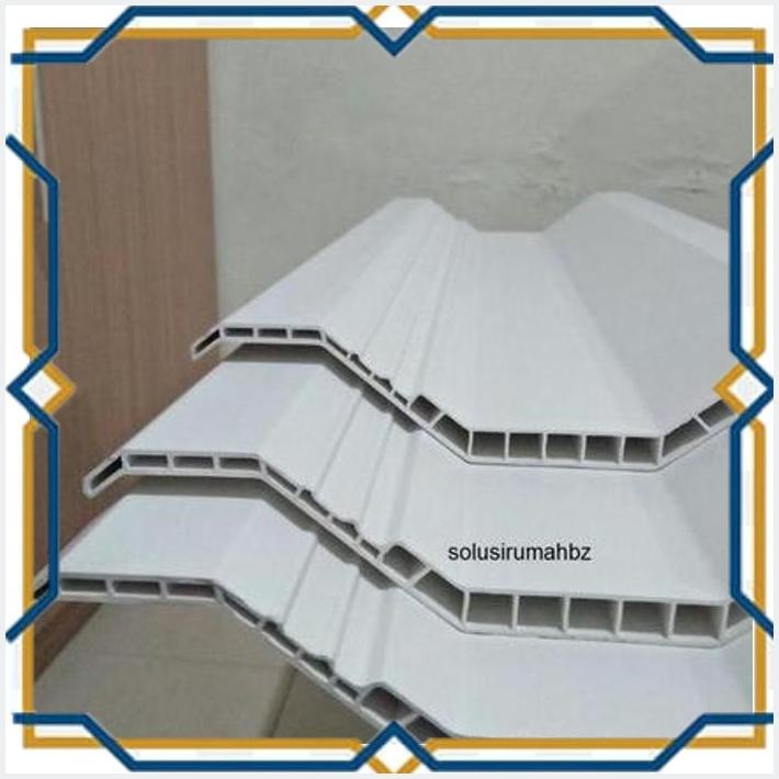 Jual [VBP] ATAP UPVC TEBAL 10MM PANJANG 1M PUTIH POTONG GELOMBANG ...