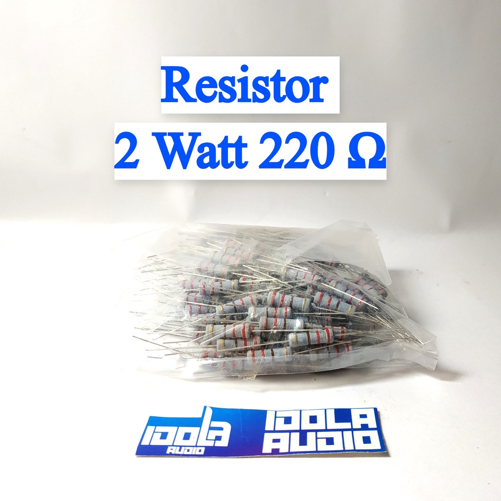 Jual (10 PCS) Resistor 2 Watt 220 Ohm | Resistor 2 W 220 Ohm / Resistor ...