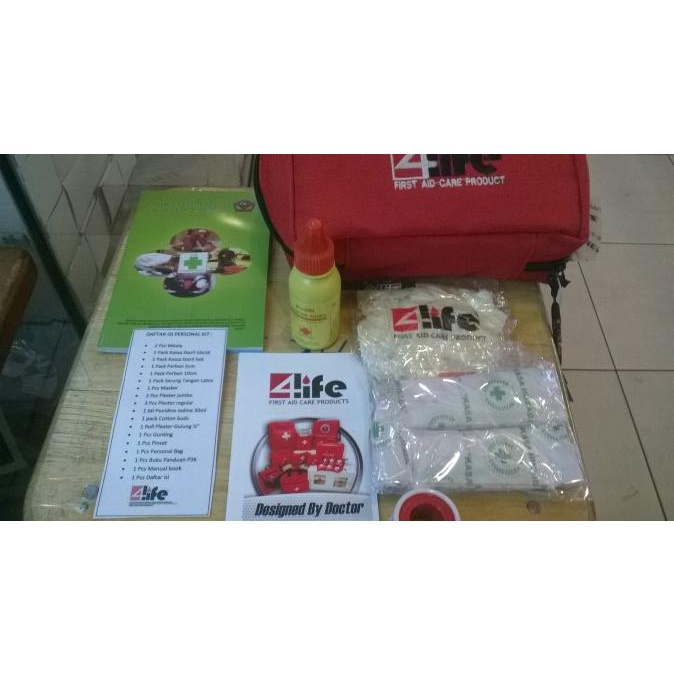 Jual Peralatan P3K 4Life Personal Kit + Isi / First Aid Kit 4 Life ...