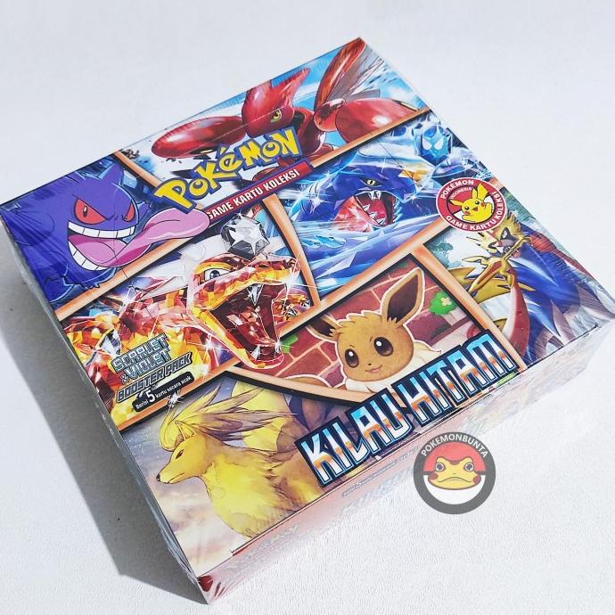 Jual Kartu Pokemon Kilau Hitam SV3S Booster Box 30 Pack TCG | Shopee Indonesia