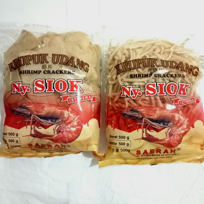 Jual Kerupuk - Kerupuk Udang Ny Siok 500 Gr | Shopee Indonesia