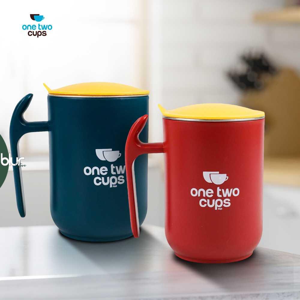 Jual One Two Cups Gelas Kopi Stainless Steel Insulation Sealed Cup ...