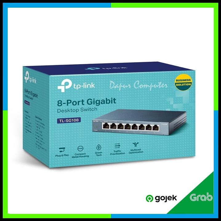 Jual Tp-Link Tl-Sg108 8 Port Desktop Gigabit Switch Casing Besi Murah ...