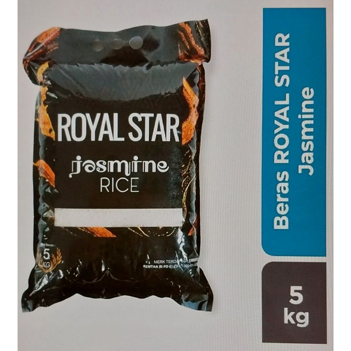 Jual beras royal star jasmine / melati thailand rice 5 kg | Shopee ...
