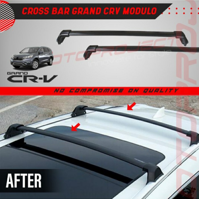 Jual Paket Roof Rail Atas + Cross Bar Otoproject Grand Crv / Gen 4 Best ...