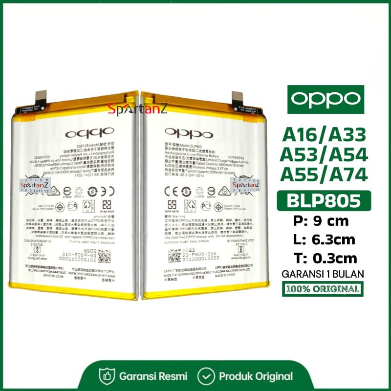 Jual Baterai Batre Battery Oppo A16 / A32 / A33 / A53 2020 / A54 / A54S ...