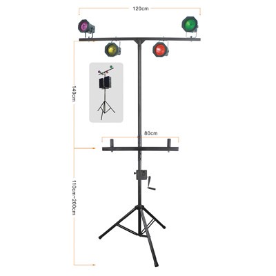 Jual Original Tiang Tripod Lampu Lighting/ Stand Parled Bisa Katrol Vpk ...