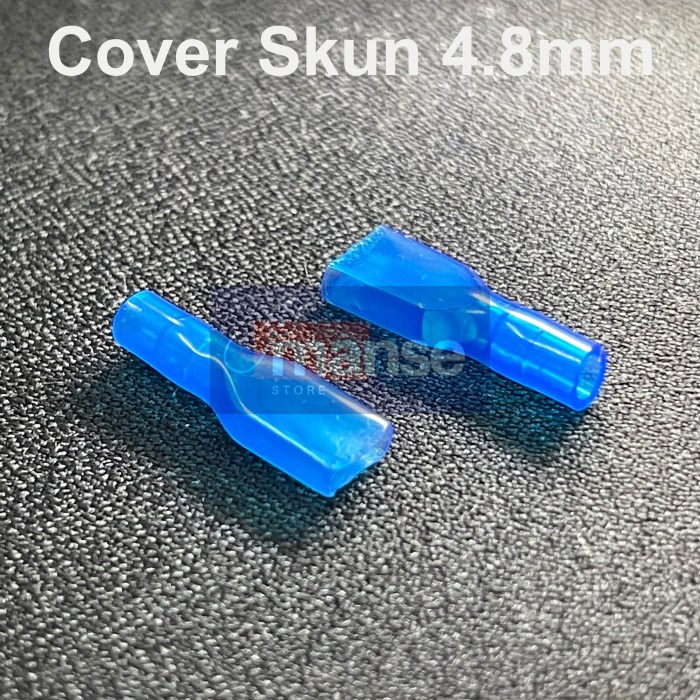 Jual Cover Skun Female Medium 4,8mm / Karet Insulator Skun 4.8mm (100 ...