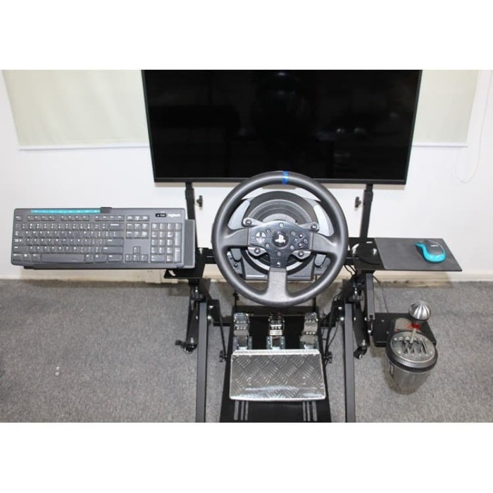 Jual Folding Racing Simulator Flight Game Stand Rotatable Keyboard ...