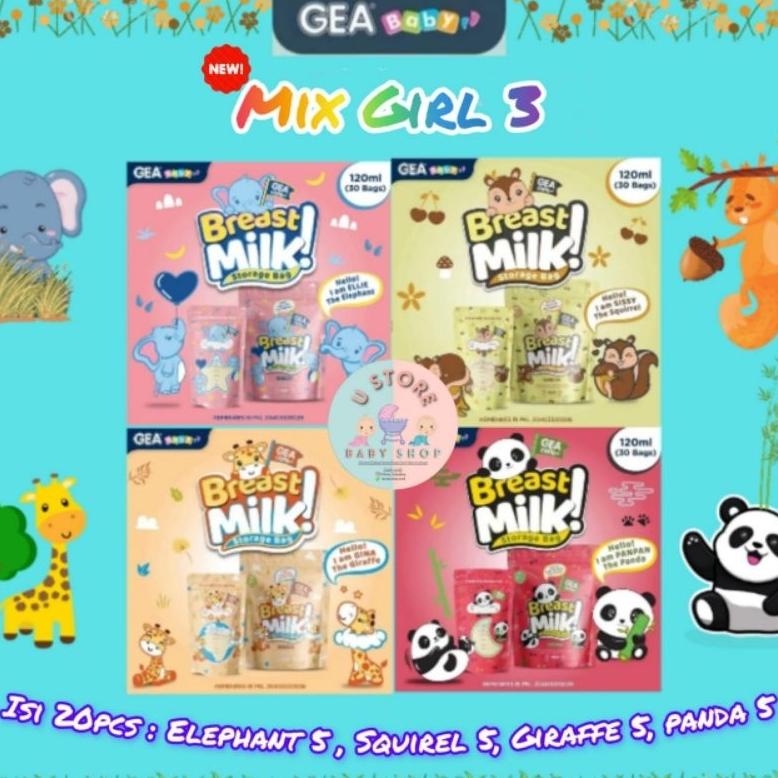 Jual FULL DISCOUNT KANTONG ASI GEA BABY PLASTIK ASIP 120 BREASTMILK ...