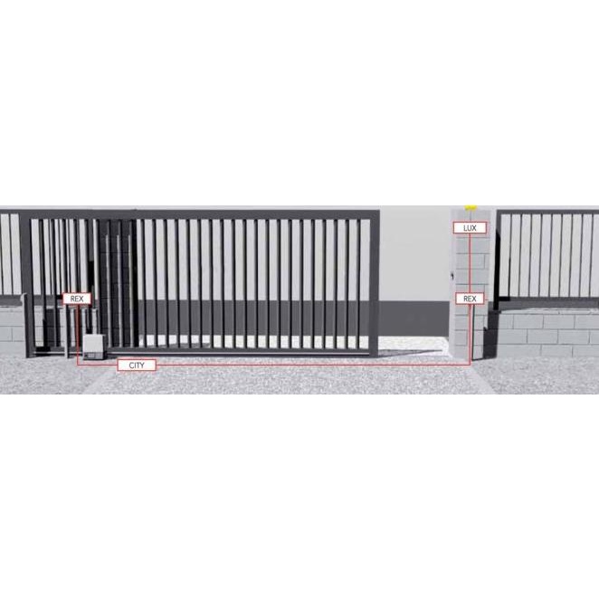 Jual Original Italy Autogate Sliding Gate City1200Kg Pintu Otomatis ...