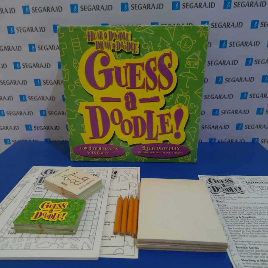 Jual Board Game - Guess a Doodle! by Pressman | Shopee Indonesia
