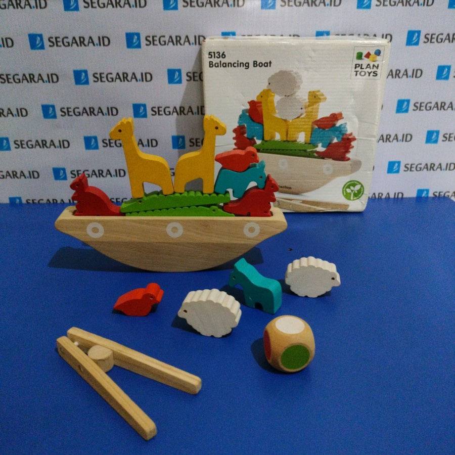 Jual Board Game - Balancing Boat Boardgame by Plan Toys | Shopee Indonesia