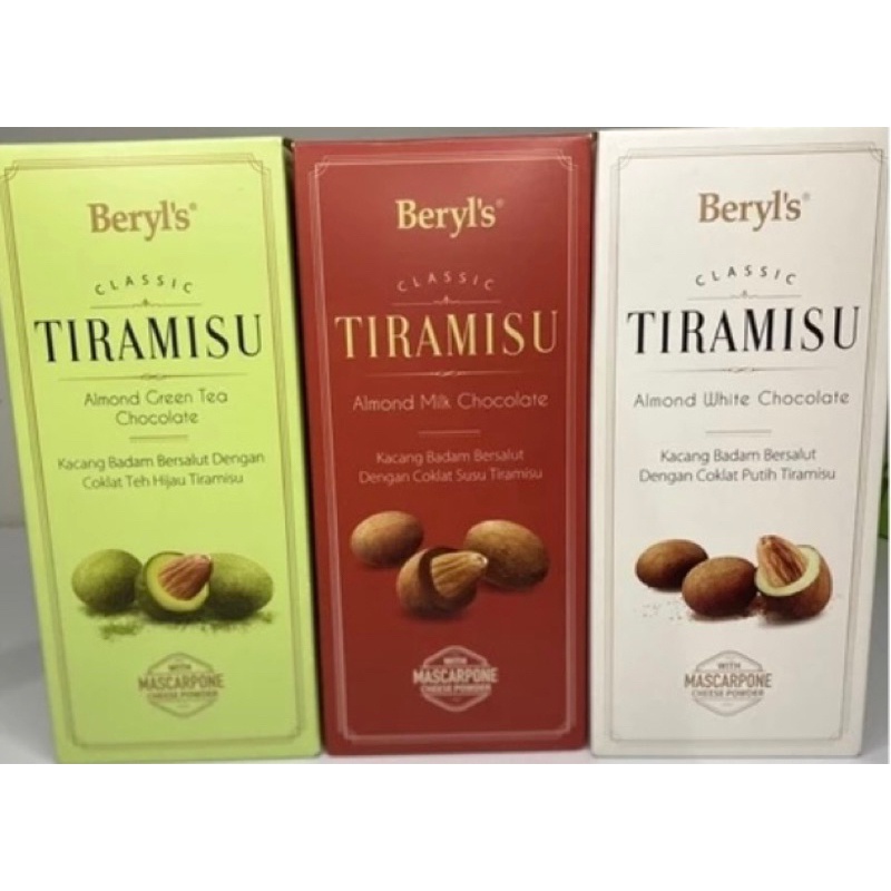 Jual BerylS Beryls Classic Tirasu Almond Box Green Tea White Chocolate ...