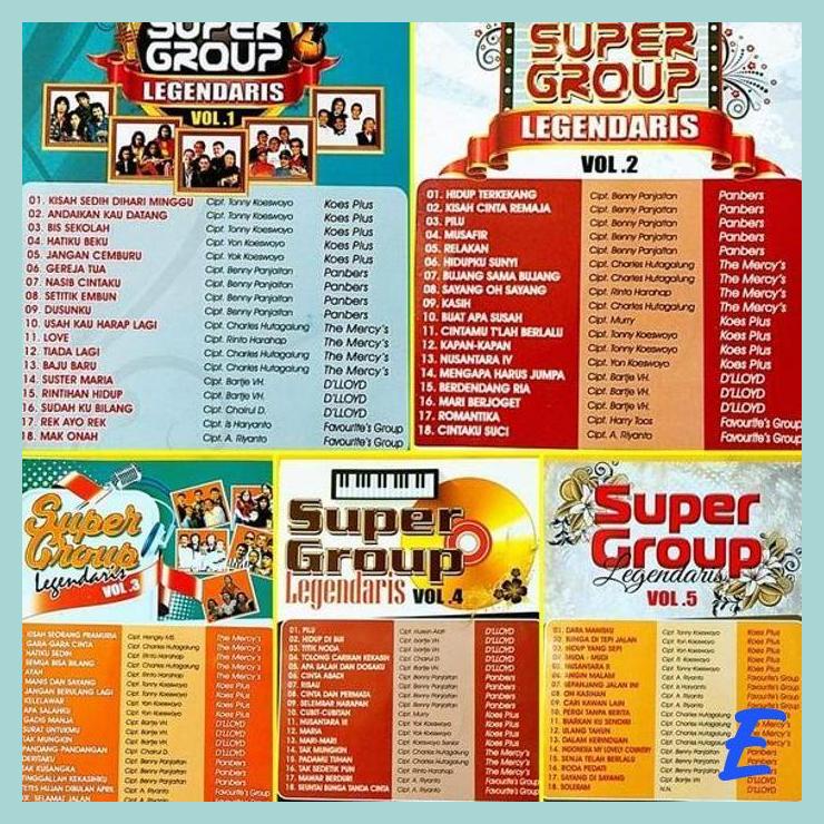 Jual | HNP | PAKET 5 KASET VCD ORIGINAL LAGU KARAOKE SUPER GRUP LEGENDARIS LAGU POP TEMBANG ...