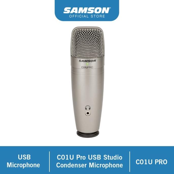 Jual Samson C01U Pro USB Studio Condenser Microphone | Shopee Indonesia