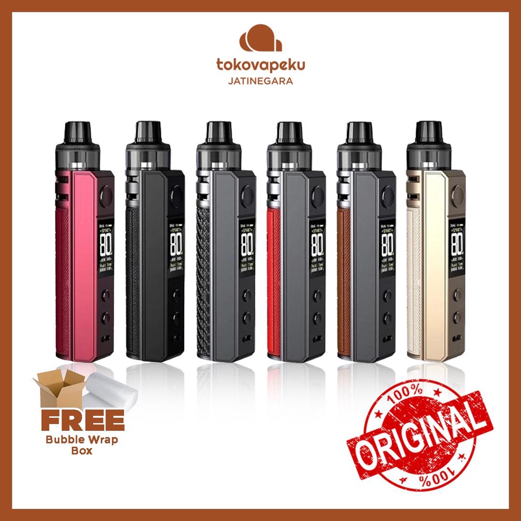 Jual DRAG H80S POD MOD KIT 80W POD DRAG H80 S ORI by VOOPOO | Shopee ...