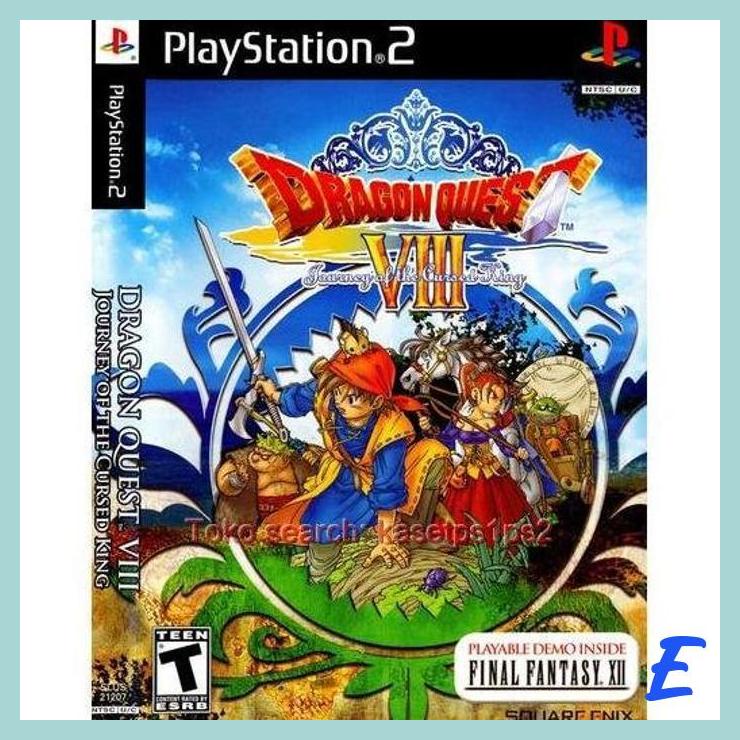 Jual | KP | DRAGON QUEST VIII JOURNEY OF THE CURSED KING - CD PS2 KASET ...