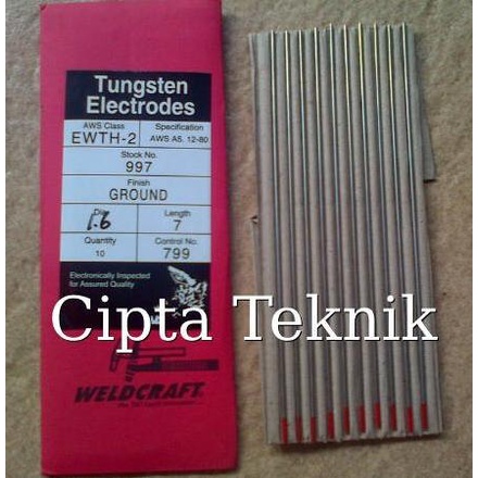 Jual Kawat las/ Elektroda tungsten 1,6mm | Shopee Indonesia
