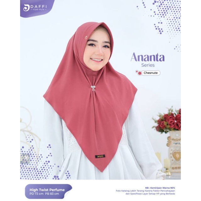 Jual hijab daffi ananta series | Shopee Indonesia