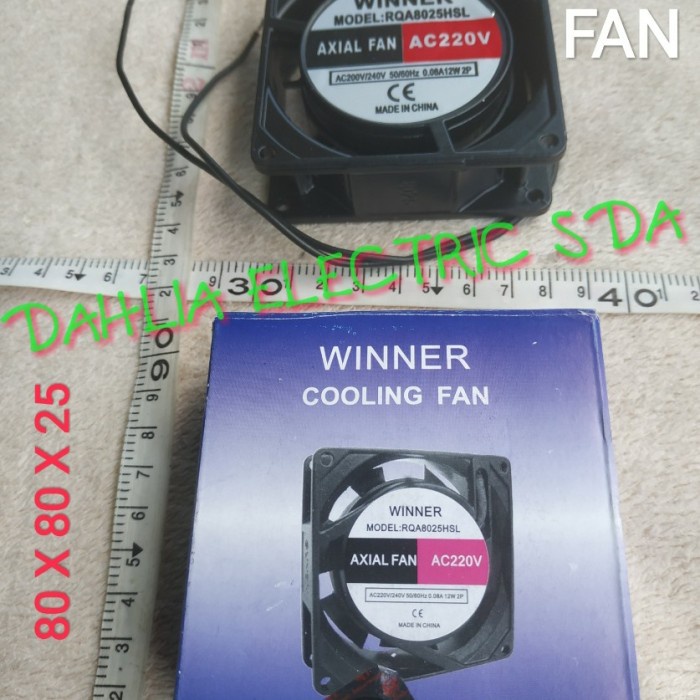 Jual Fan 220Vac / Cooling Fan 80X80X25 Winner Best | Shopee Indonesia