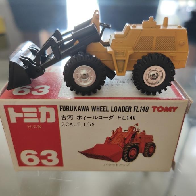 Jual tomica 63 furukawa wheel loader japan old box | Shopee Indonesia