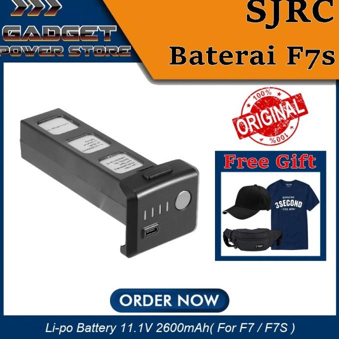 Jual Battery Drone SJRC F7 F7s 4K PRO Original 11.1V 2600mAH Baterai ... Jual Battery Drone SJRC F7 F7s 4K PRO Original 11.1V 2600mAH Baterai ...
