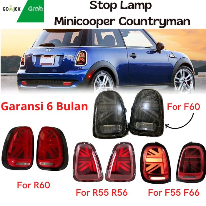 Jual STOP LAMP LAMPU BELAKANG TAIL LIGHTS UNION JACK MINI COOPER ...