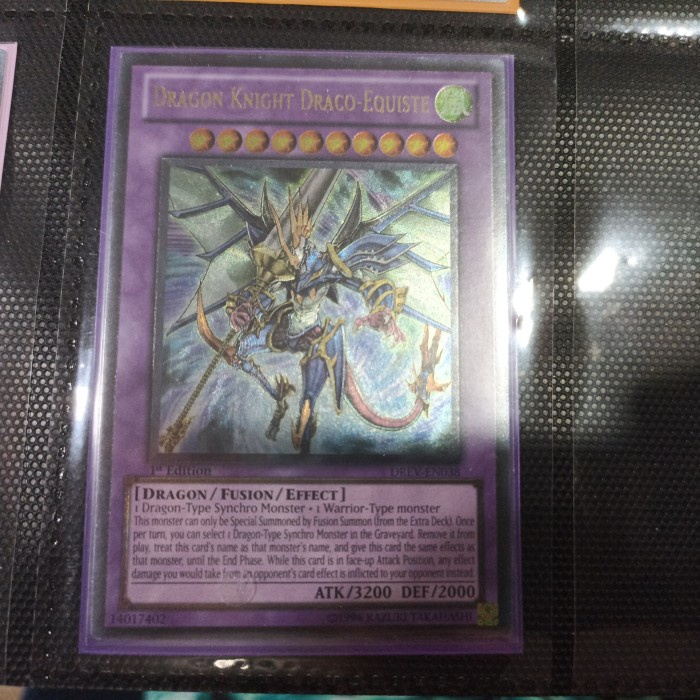 Jual COD Yugioh Dragon Knight Draco-Equiste Ultimate 1St Limited ...