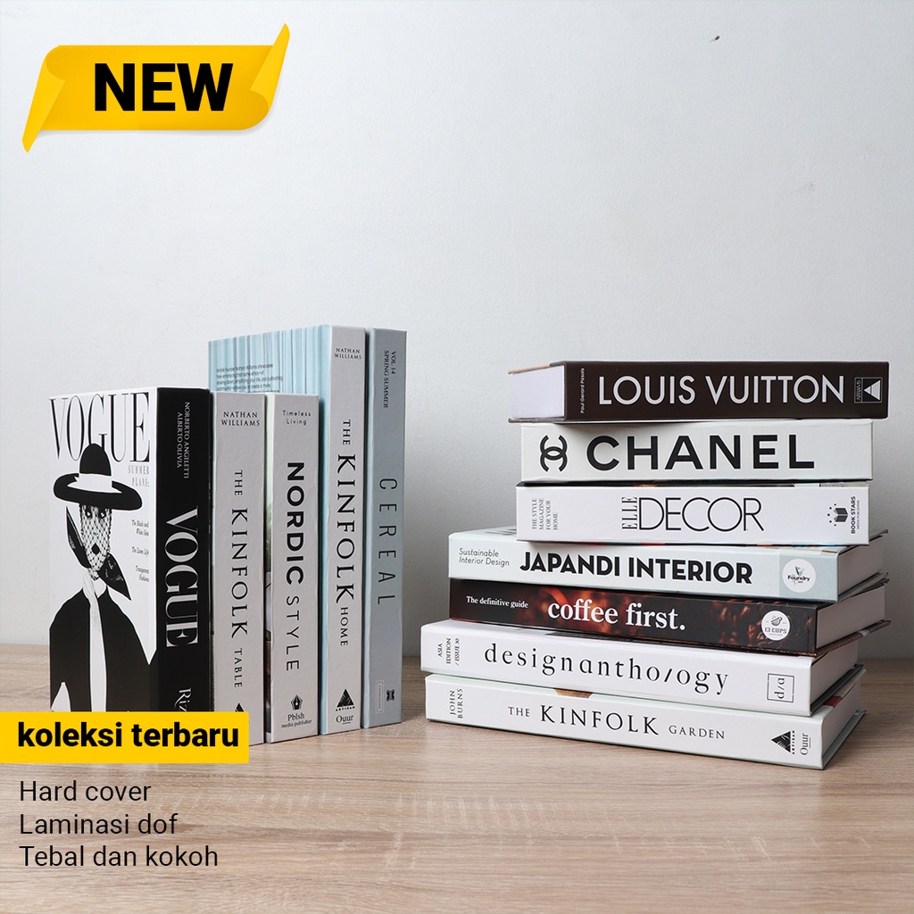 Jual Buku Pajangan Dekorasi Kamar Properti Foto Buku Palsu Dummy Book ...