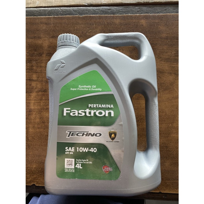 Jual Baru Oli Mesin Fastron Techno 10W-40 Galon 4L 100 Original ...