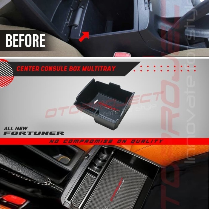 Jual Termurah Center Console Box Multitray All New Fortuner Ready Stock Berkualitas | Shopee ...