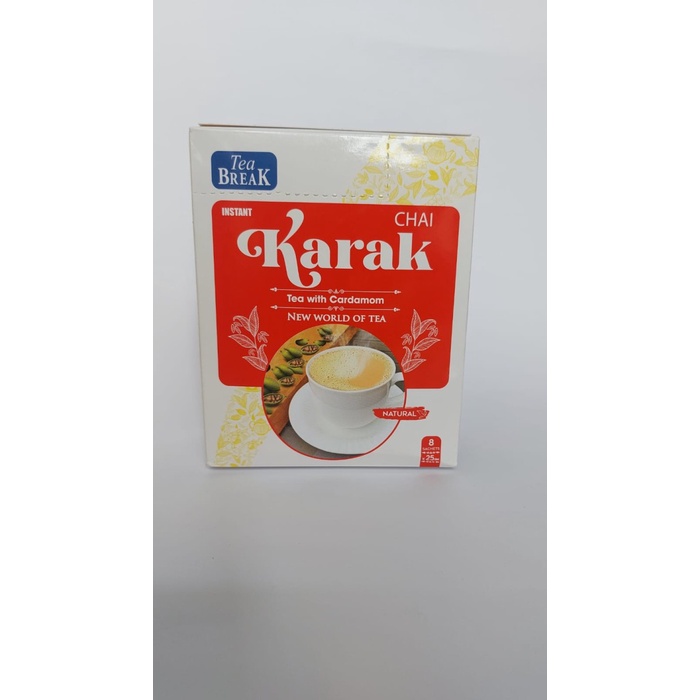 Jual Teh Karak Tea Break Chai Asli Dari Arab Dengan Kapulaga 200G 8 ...