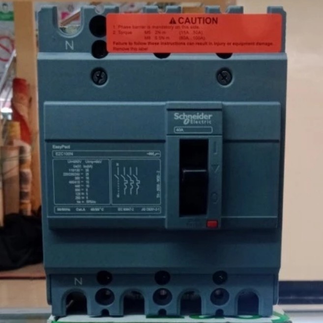 Jual Ori Mccb Schneider Easypact Ezc100H 30Ka 3P 100A Ezc100H4100 Original Diskon | Shopee Indonesia