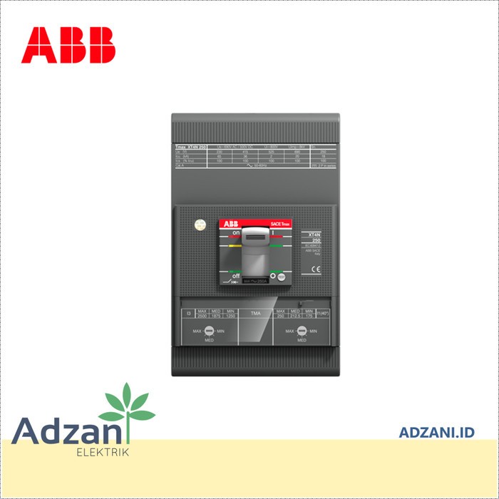 Jual Ori Abb Mccb 3P 250A 36Ka Xt4N Tma 250-2500 F F 1Sda068092R1 Limited | Shopee Indonesia
