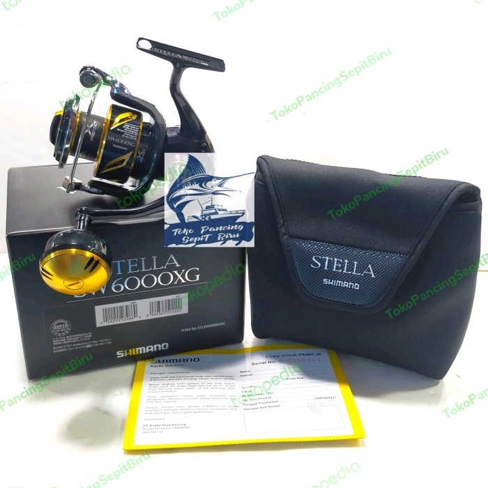 Jual Ready Reel Shimano Stella Sw 6000Xg New 2020 Terbaru | Shopee ...